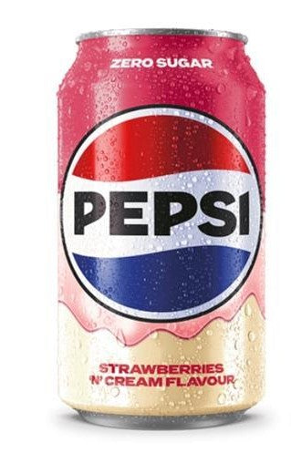 Pepsi Strawberry & Cream (330ml x24) – varietyzen.store